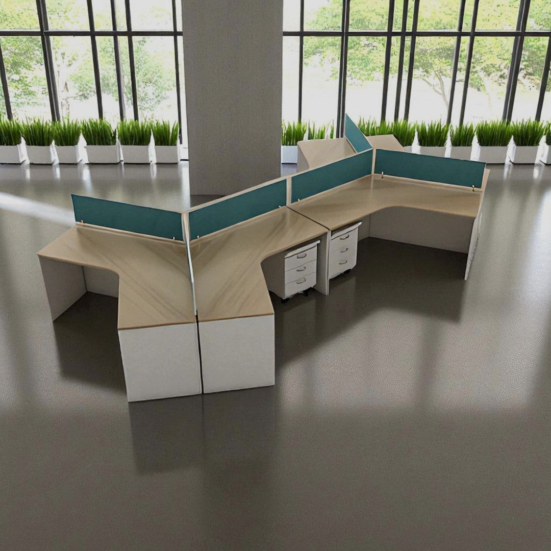 Twist Butterly Workstation - With mobile Pedestal and Desk – Al Bait Al ...