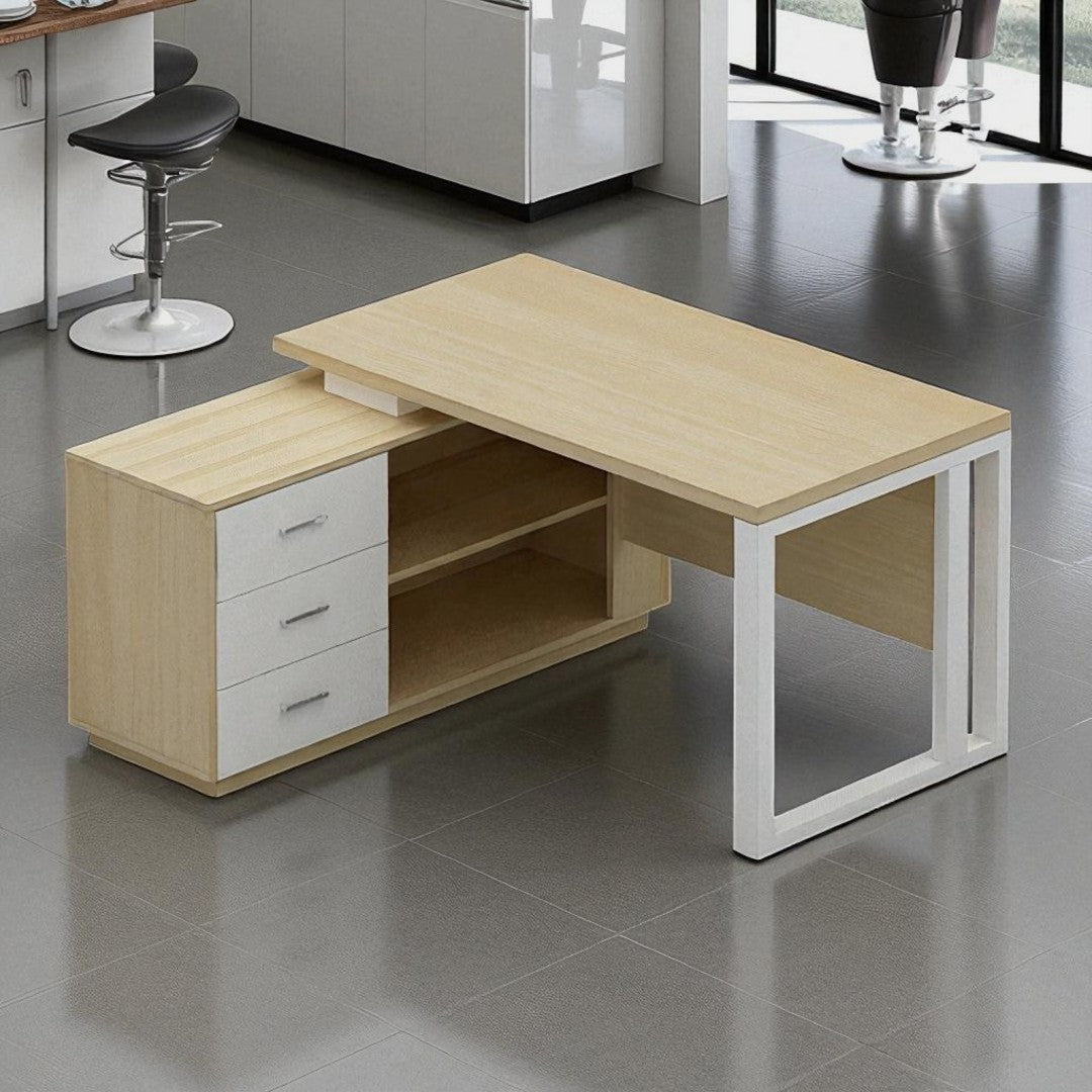 L-shaped Executive Desk with an attached Side Return – Al Bait Al Aneeq ...